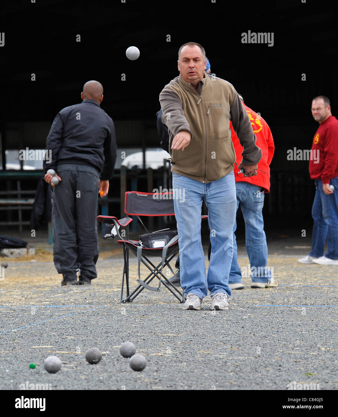 French Petanque Championships,Parthenay,Deux-Sevres,France Stock Photo ...