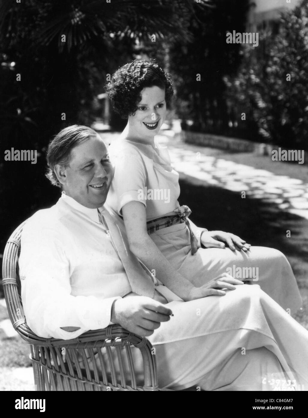 PORTRAIT CHARLES LAUGHTON Stock Photo - Alamy