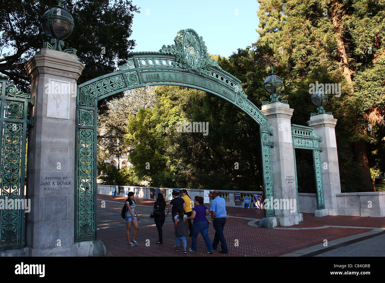 SATHER GATE BERKELEY UNIVERSITY OF CALIFORNIA BERKELEY CALIFORNIA USA ...