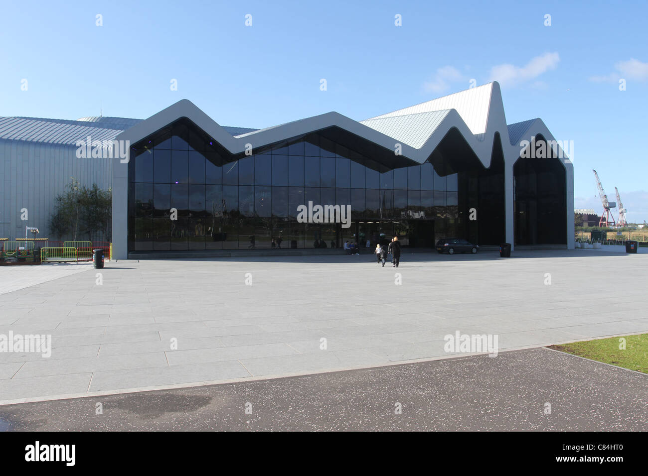 Exterior of Riverside Museum Glasgow Scotland October 2011 Stock Photo ...