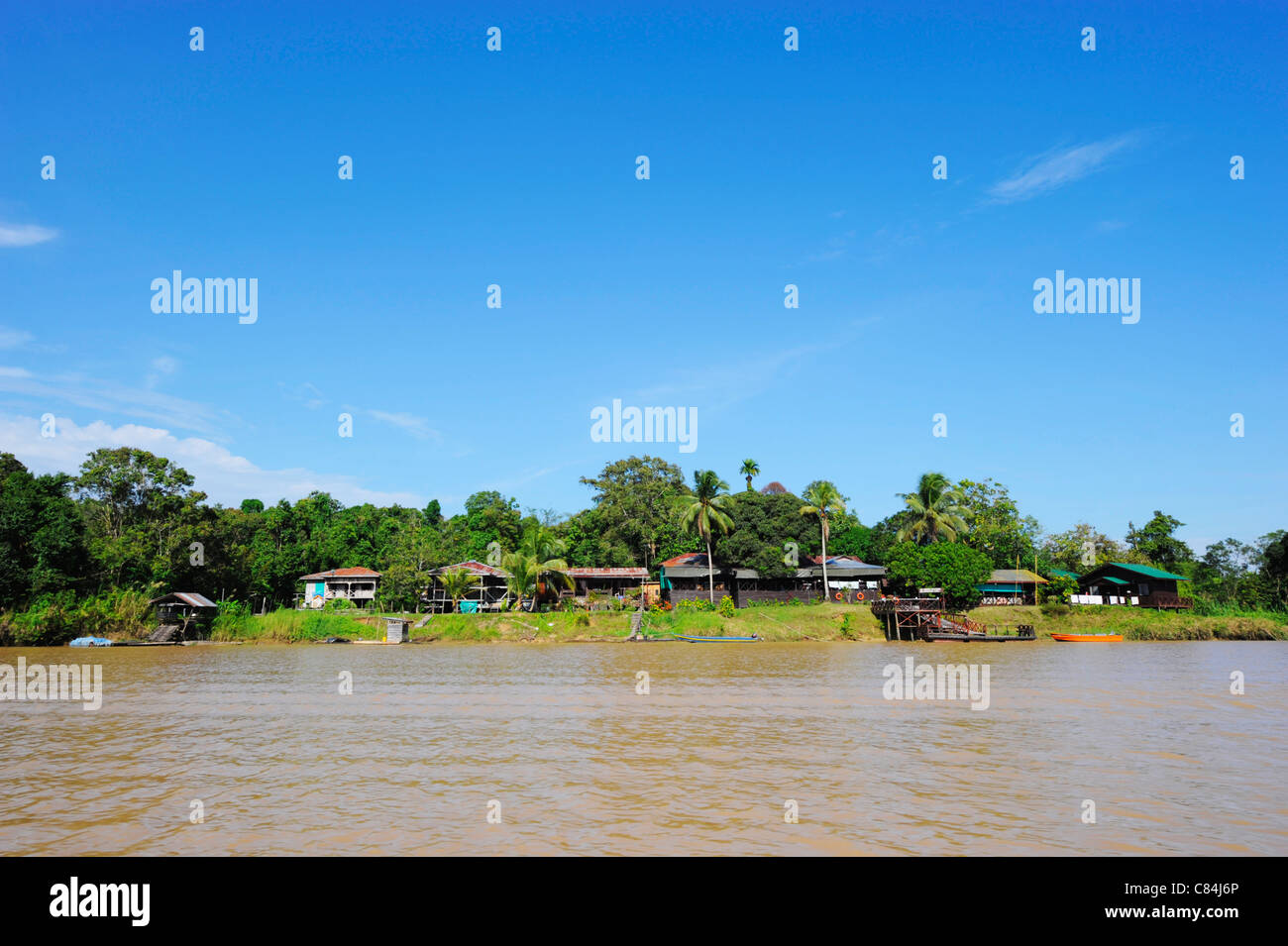 Sungai Kinabatangan River, Sabah, Borneo, Malaysia Stock Photo - Alamy