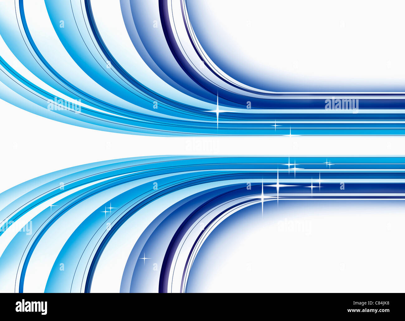 The image of blue curved line Stock Photo - Alamy