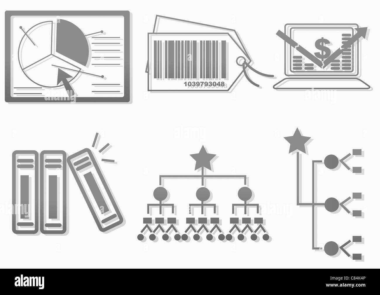 Various types of icons Stock Photo - Alamy