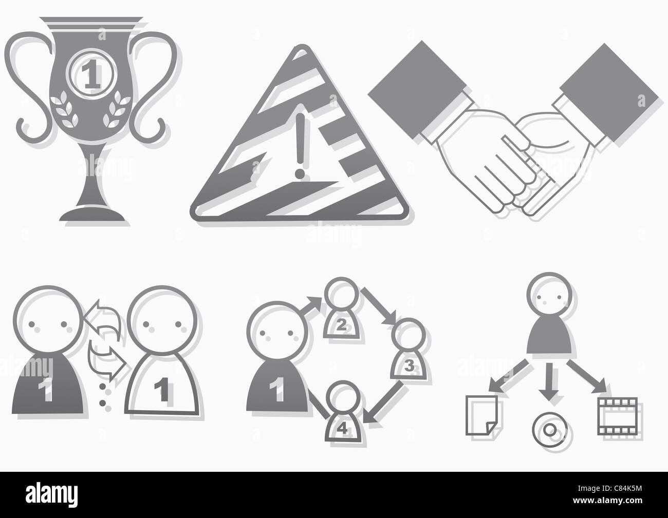 Various types of icons Stock Photo - Alamy