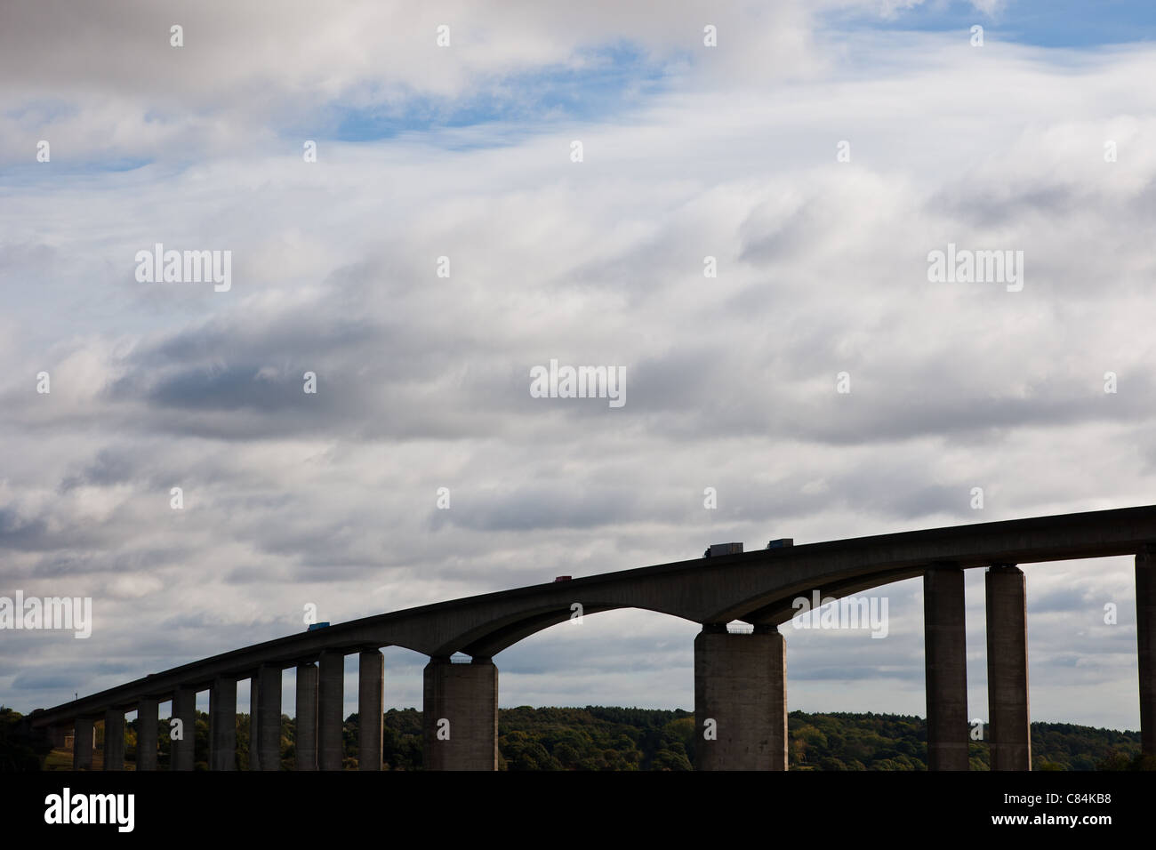 Motorway bridge across water hi-res stock photography and images - Alamy