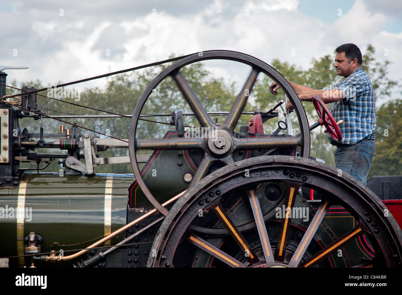 Traction engine at Rudwick Steam Fair Stock Photo - Alamy