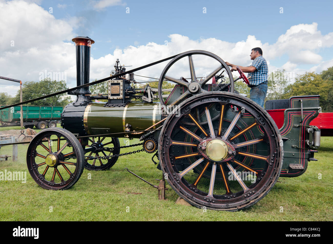 Traction engine at Rudwick Steam Fair Stock Photo - Alamy