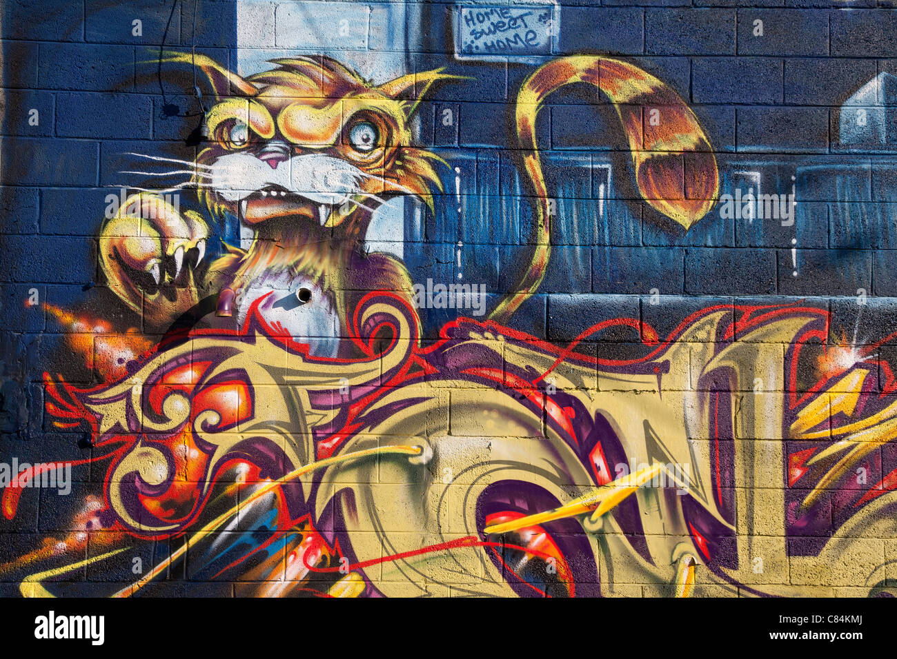 Graffiti on ruins old building High Resolution Stock Photography and ...