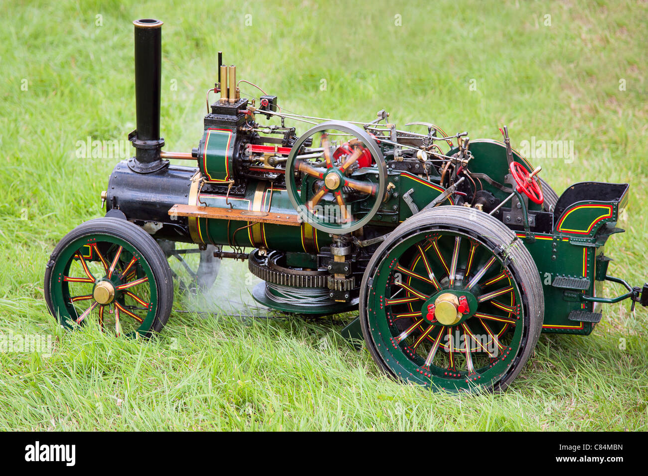 Toy traction engine at Rudwick Steam Fair Stock Photo - Alamy