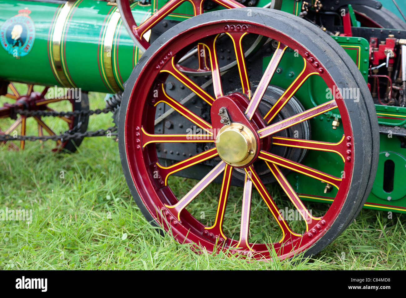 Traction engine at Rudwick Steam Fair Stock Photo - Alamy