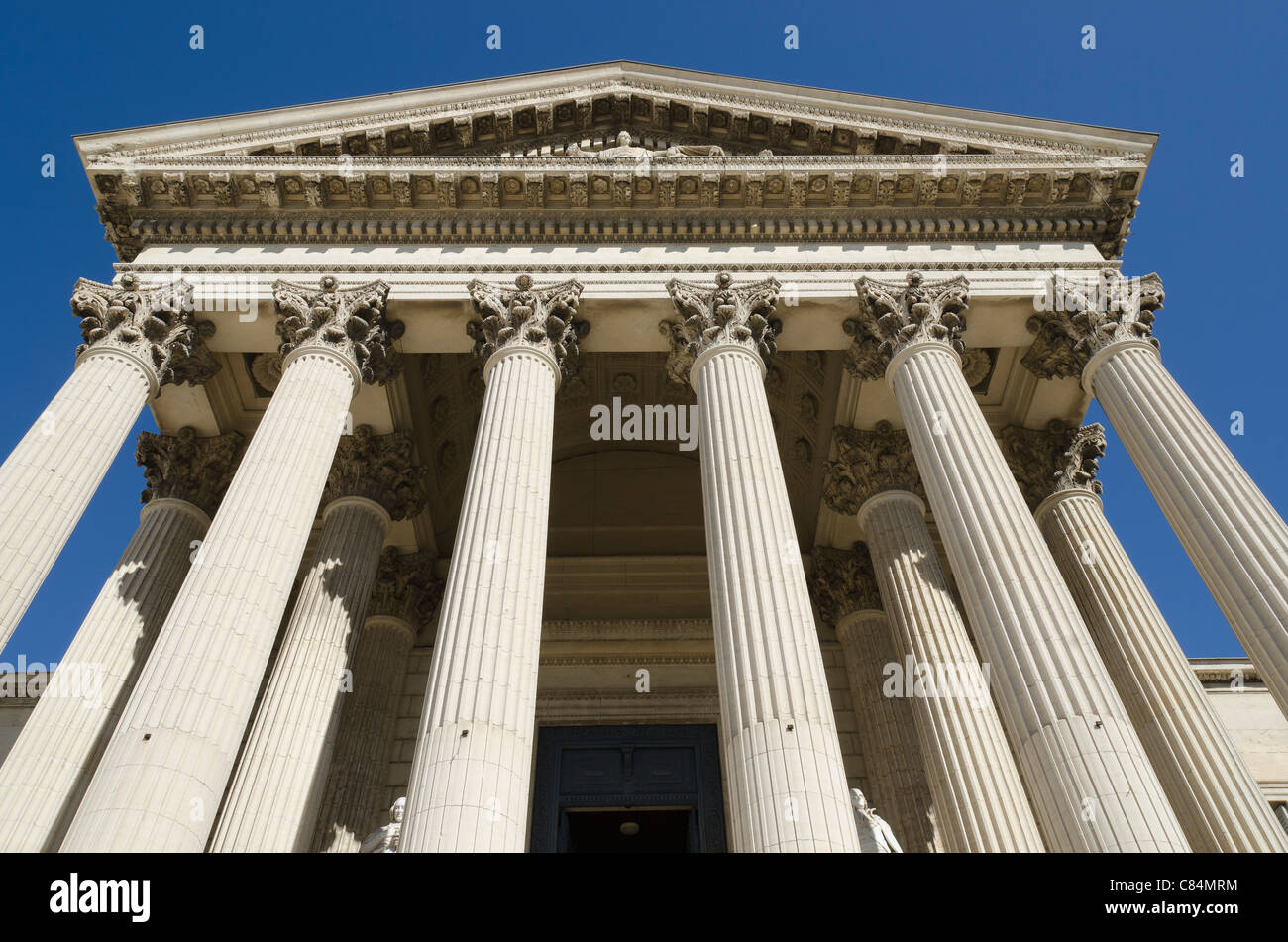 ancient courthouse with columns Stock Photo - Alamy
