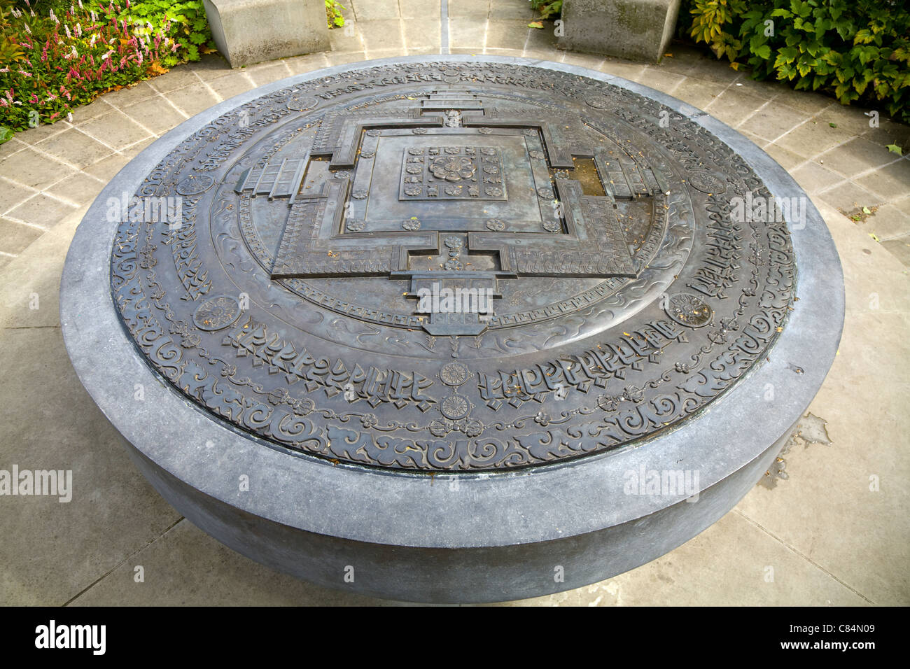 Mandala in The Tibetan Peace garden / buddhist gardens in Geraldine ...