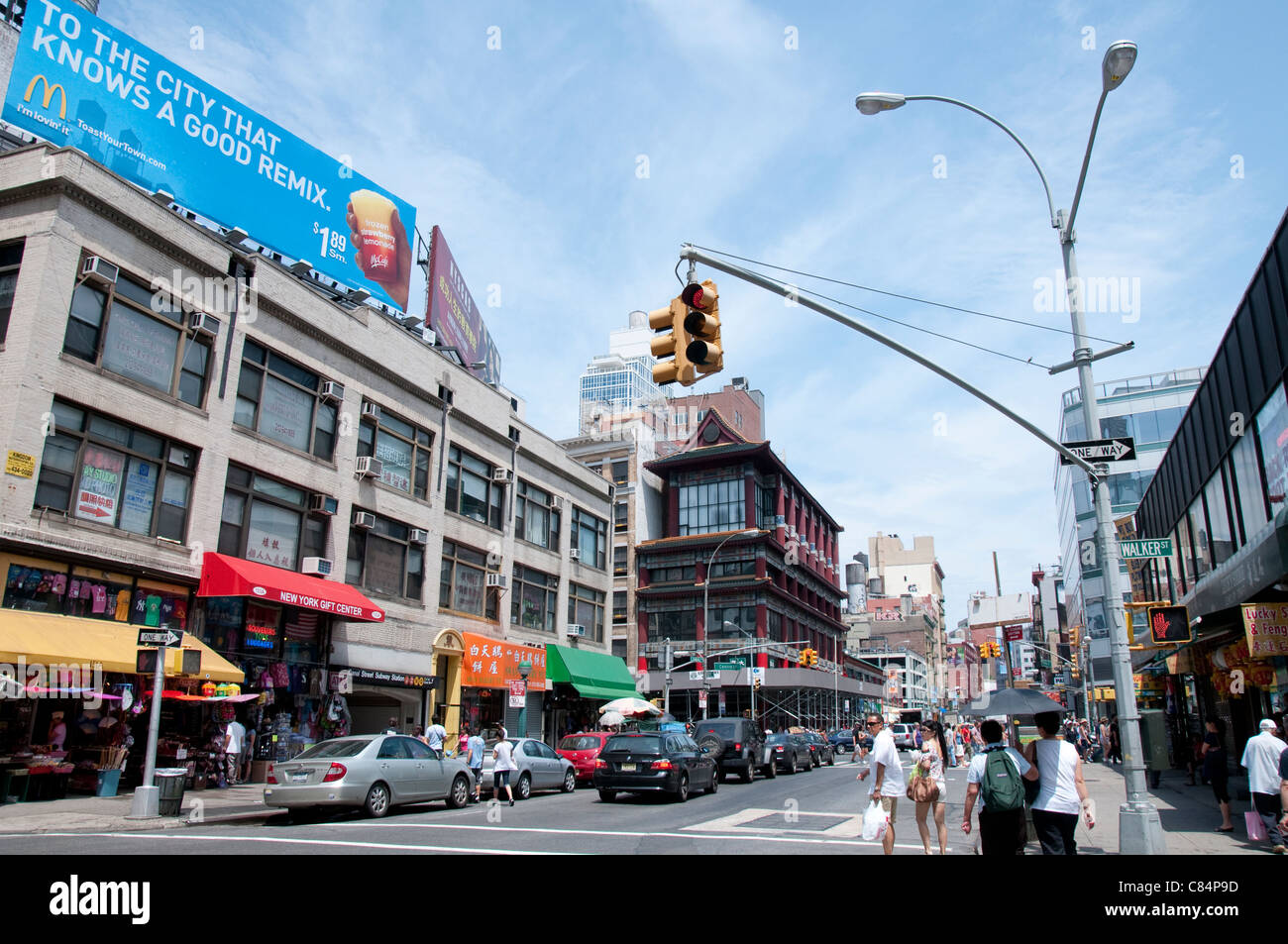 Chinatown lower manhattan new york city new york state hi-res stock ...