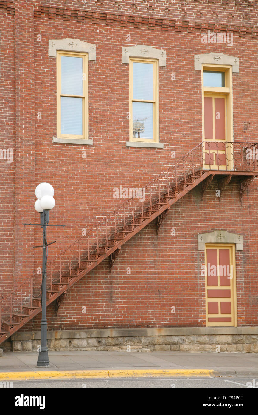 Near Main Street in Historic downtown Red Wing Minnesota USA Stock ...