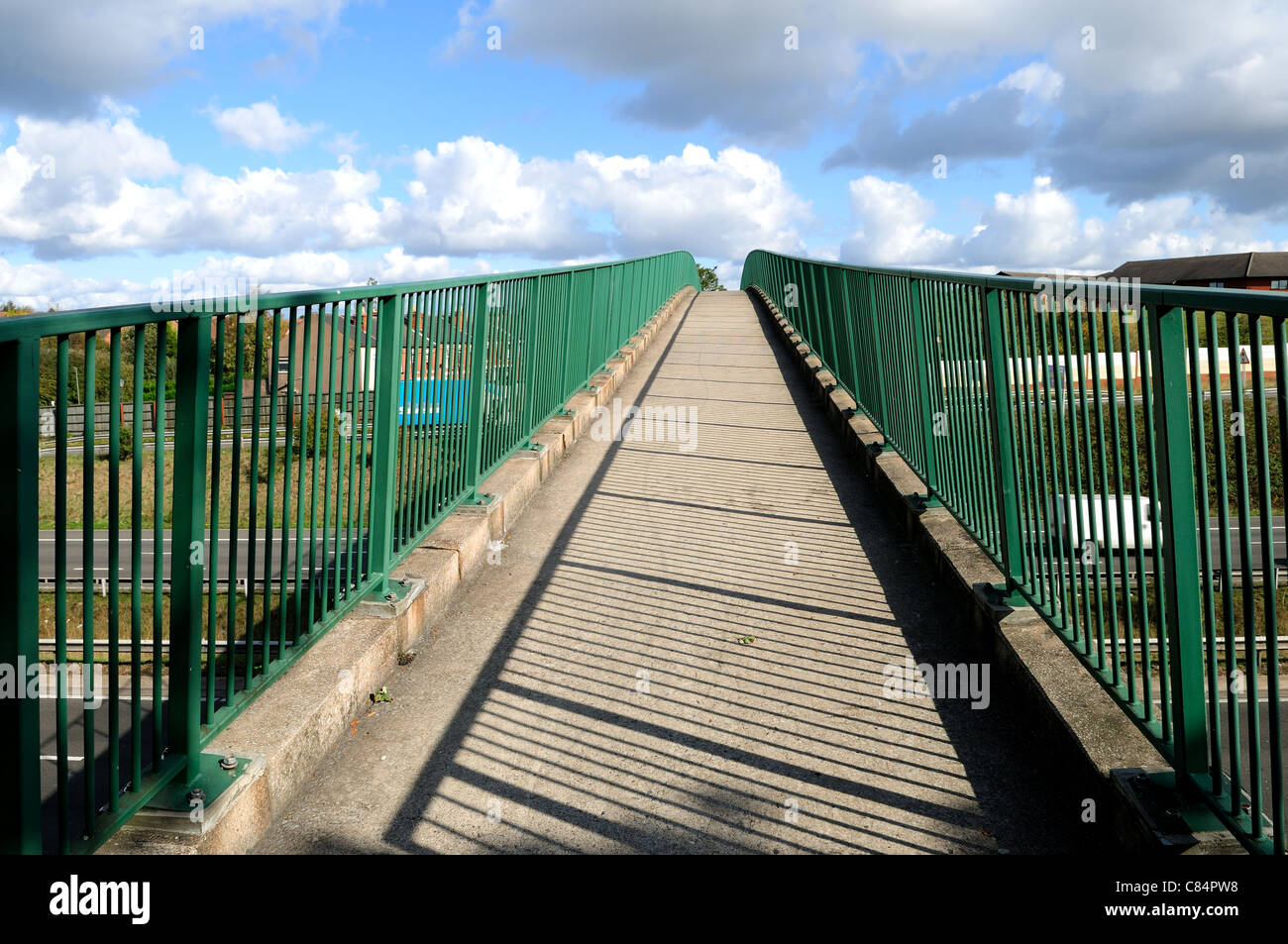 Pedestrian bridge crossing motorway hi-res stock photography and images ...