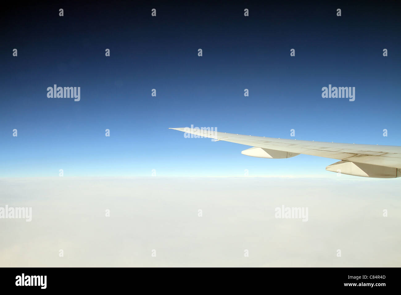 View from an airplane in flight Stock Photo - Alamy