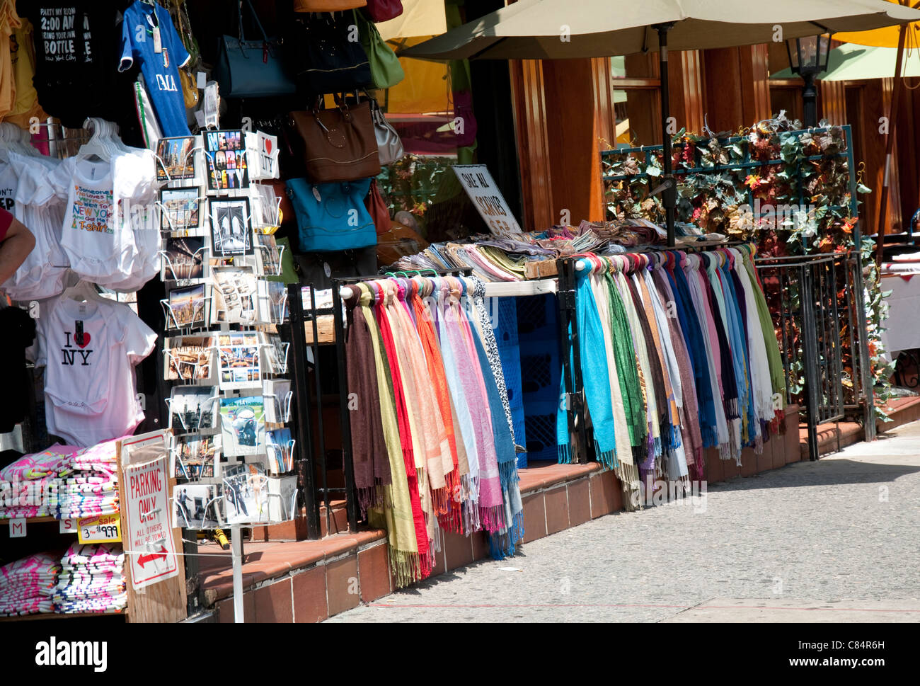 A sidewalk store in Little Italy in New York, USA Stock Photo - Alamy