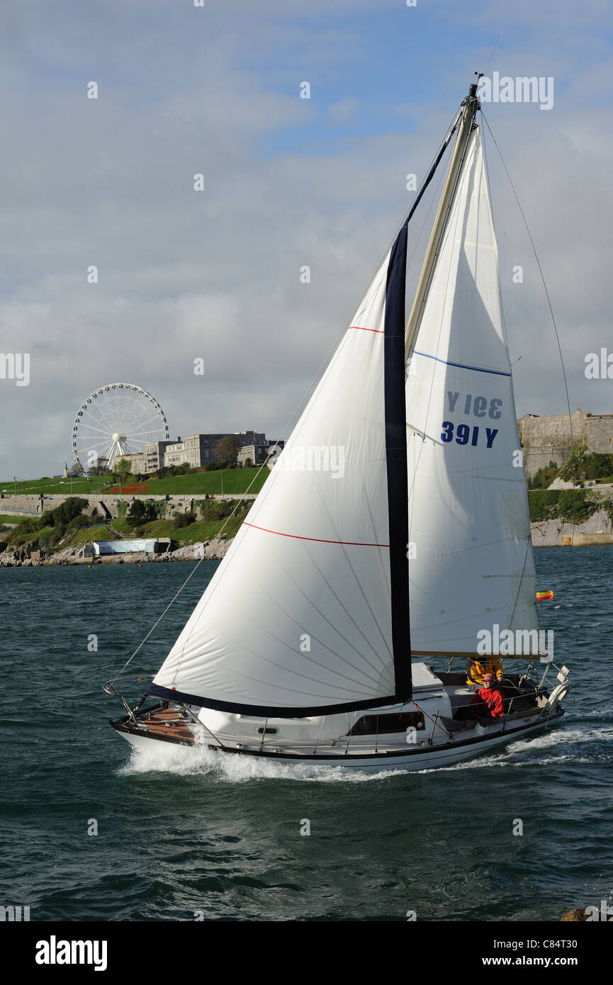 Plymouth sailing boat hi-res stock photography and images - Alamy
