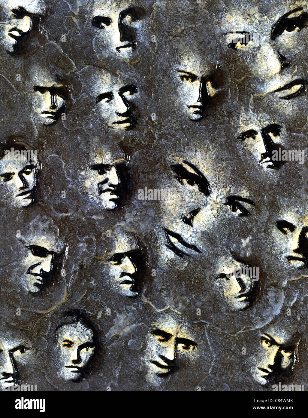 Modified faces hi-res stock photography and images - Alamy