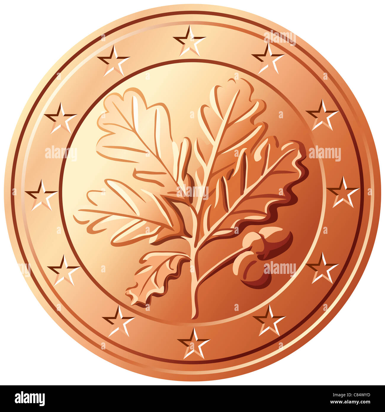 German money, coin euro cents Stock Photo - Alamy