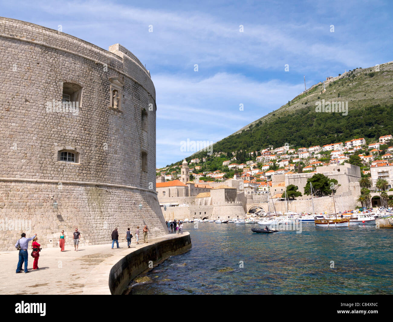 Walled City of Dubrovnic in Croatia Europe Stock Photo - Alamy