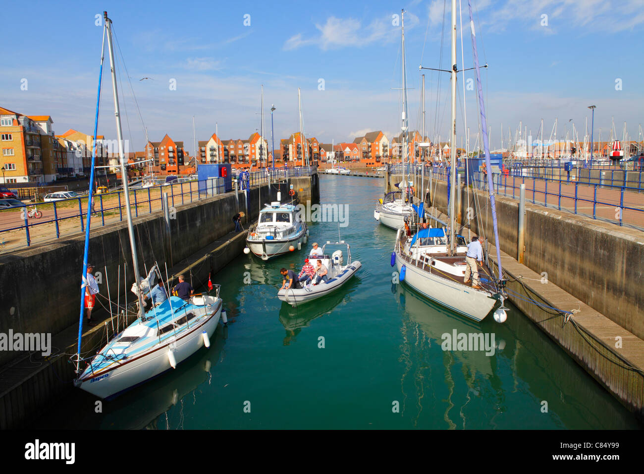 Sovereign harbour in eastbourne east hi-res stock photography and ...