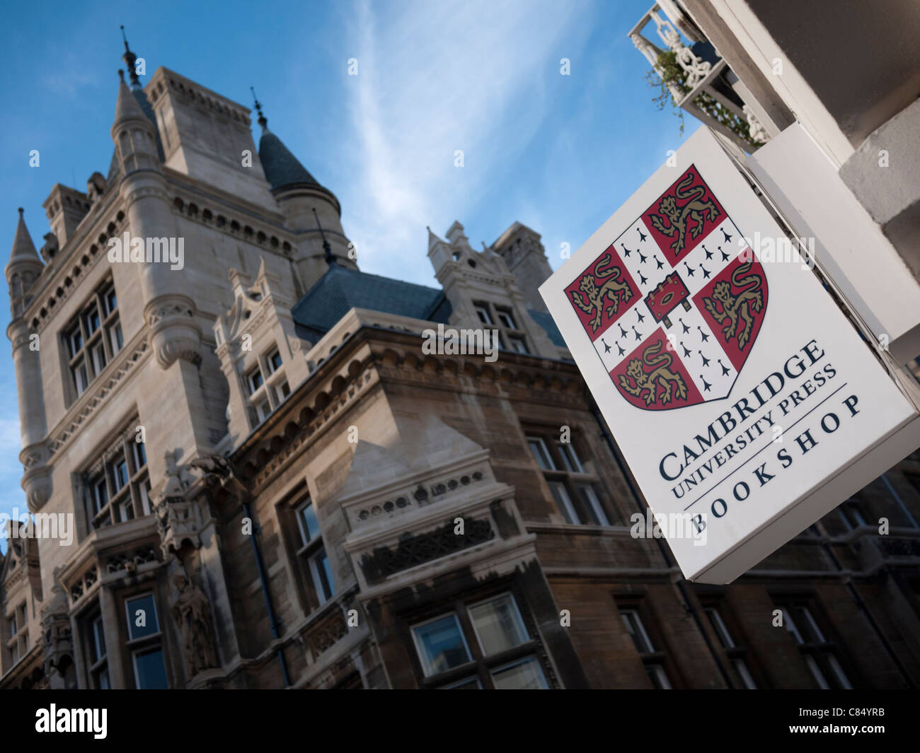 Cambridge bookshop sign hi-res stock photography and images - Alamy