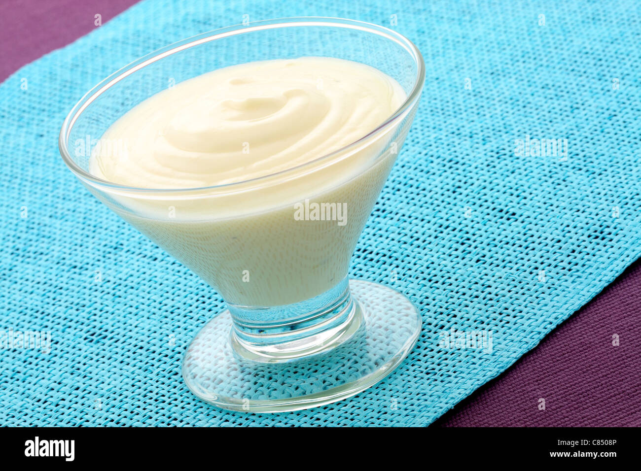 fresh and delicious creamy yogurt, healthy smooth snack, perfect at any ...