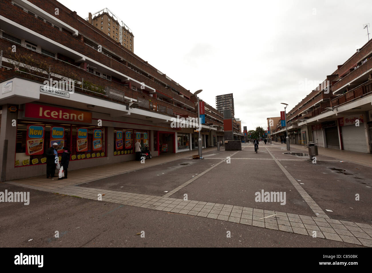 Watney Market Shopping Centre, Tower Hamlets, London, UK Stock Photo ...