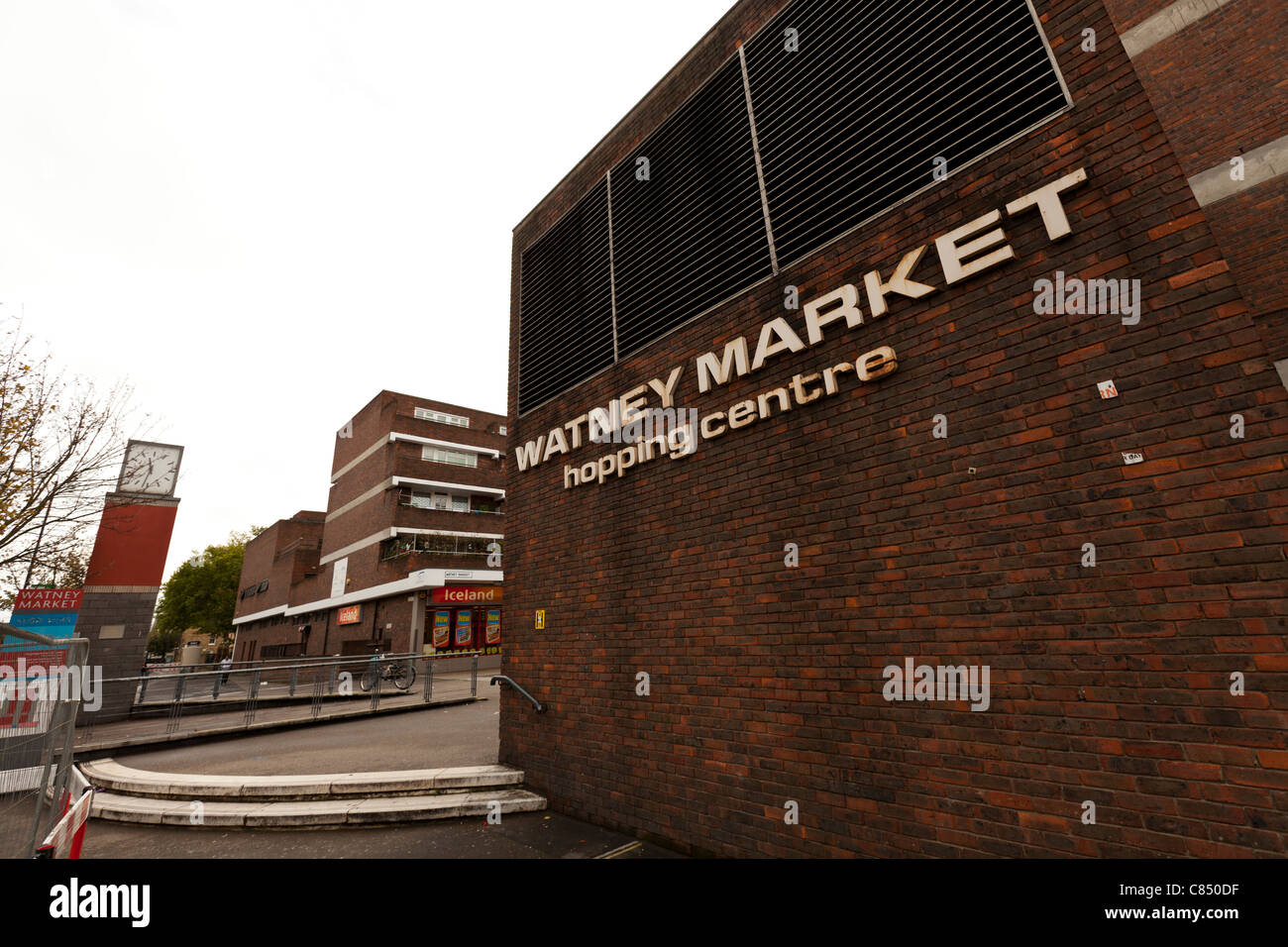 Watney Market Shopping Centre, Tower Hamlets, London, UK Stock Photo ...