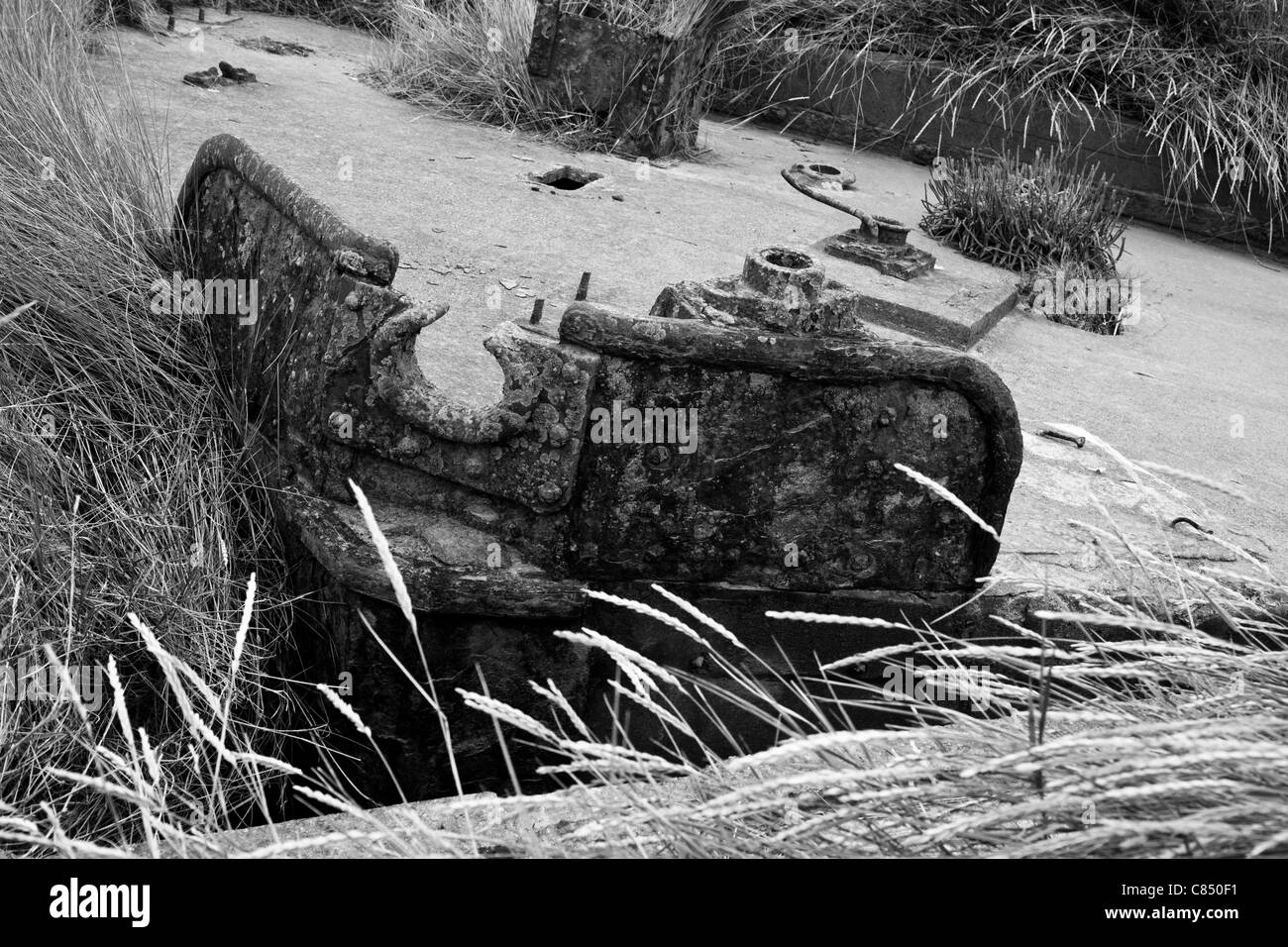 Purton Hulks ship graveyard on the banks of the River Severn in ...