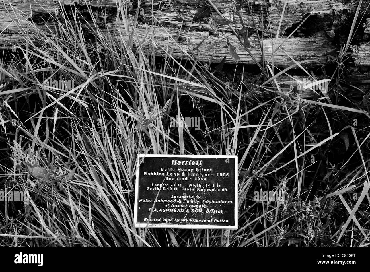 Purton Hulks ship graveyard on the banks of the River Severn in ...
