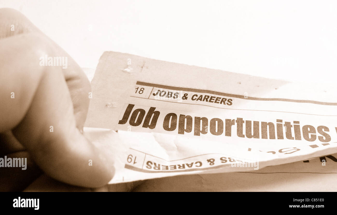 Employment newspaper opportunities hi-res stock photography and images ...