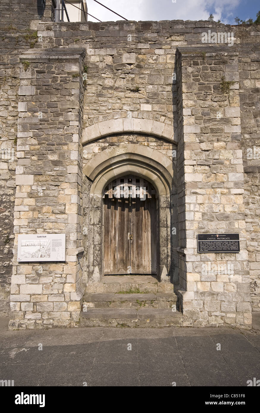 Castle Watergate on the Old town walls on Western Esplanade ...