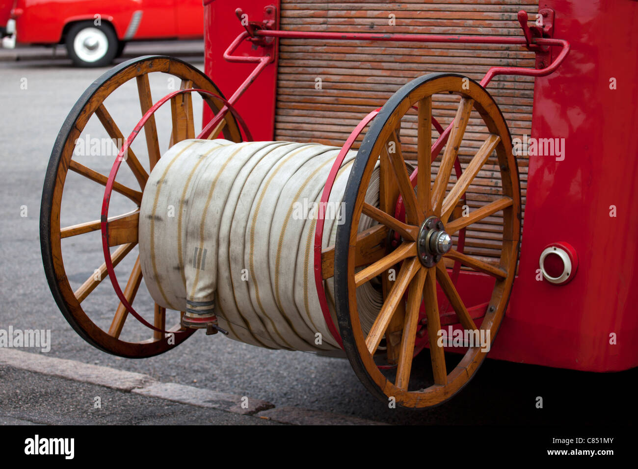 Vintage fire engine pump equipment hi-res stock photography and images ...