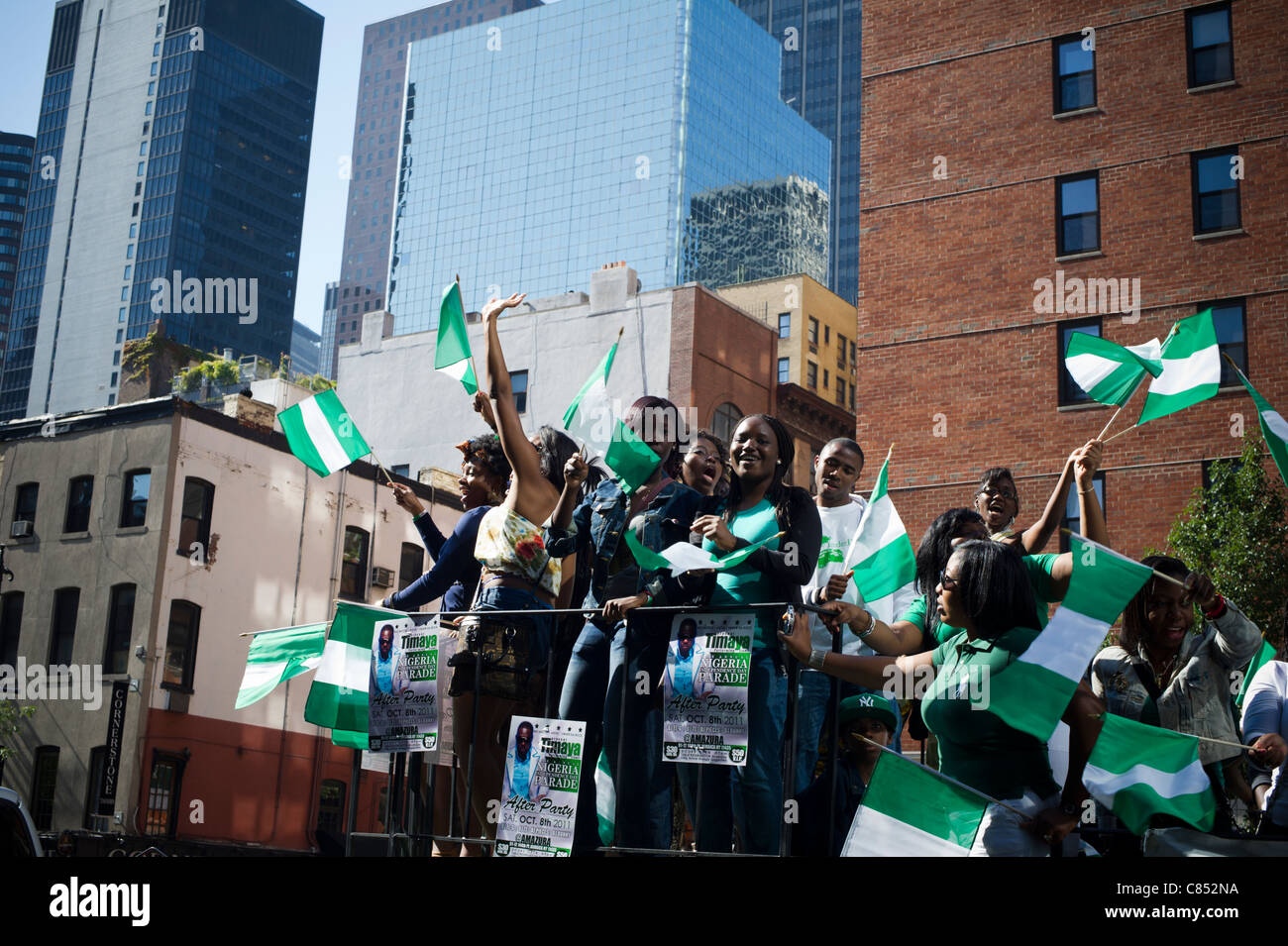 Nigerians celebrate at the Nigerian Independence Day Parade on Second ... Nigerians celebrate at the Nigerian Independence Day Parade on Second ...