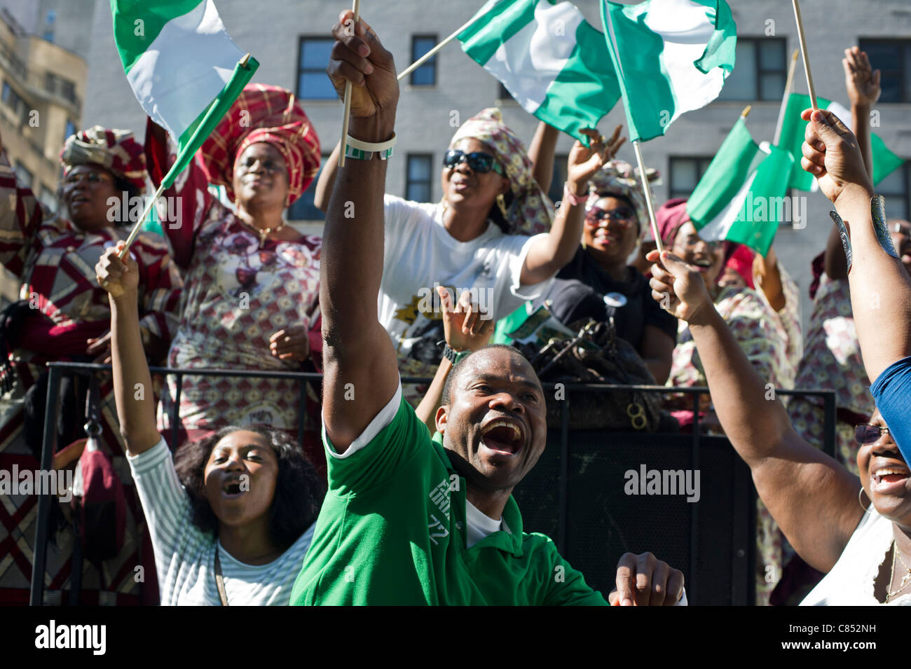 Nigerians celebrate at the Nigerian Independence Day Parade on Second ... Nigerians celebrate at the Nigerian Independence Day Parade on Second ...