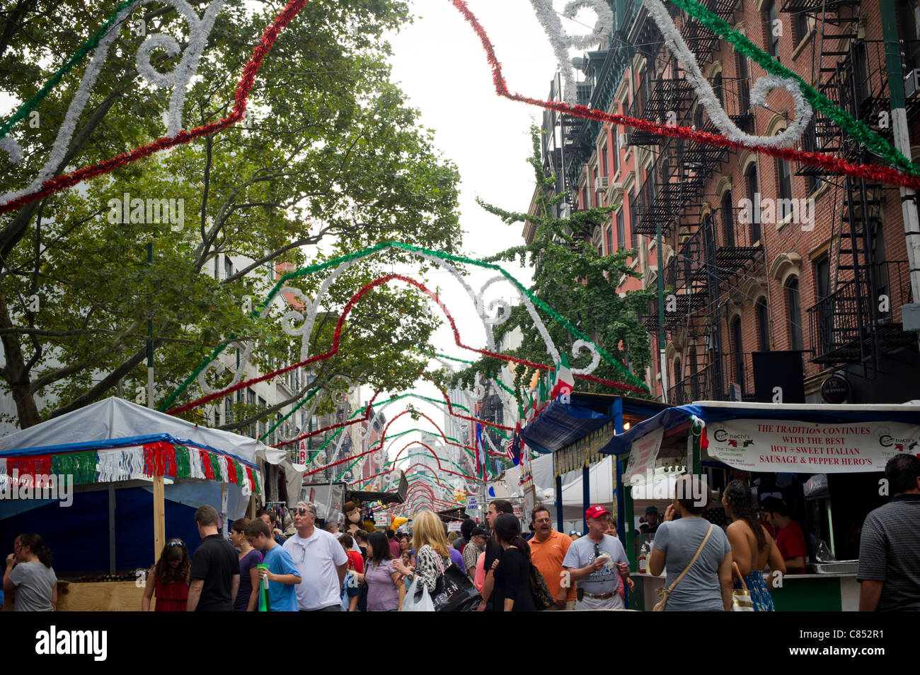 The 85th annual Feast of San Gennaro in Little Italy in New York Stock ...