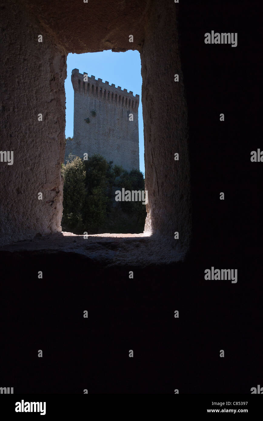 The triangular shaped bastion of the Castello del Leone ("Fortress of ...