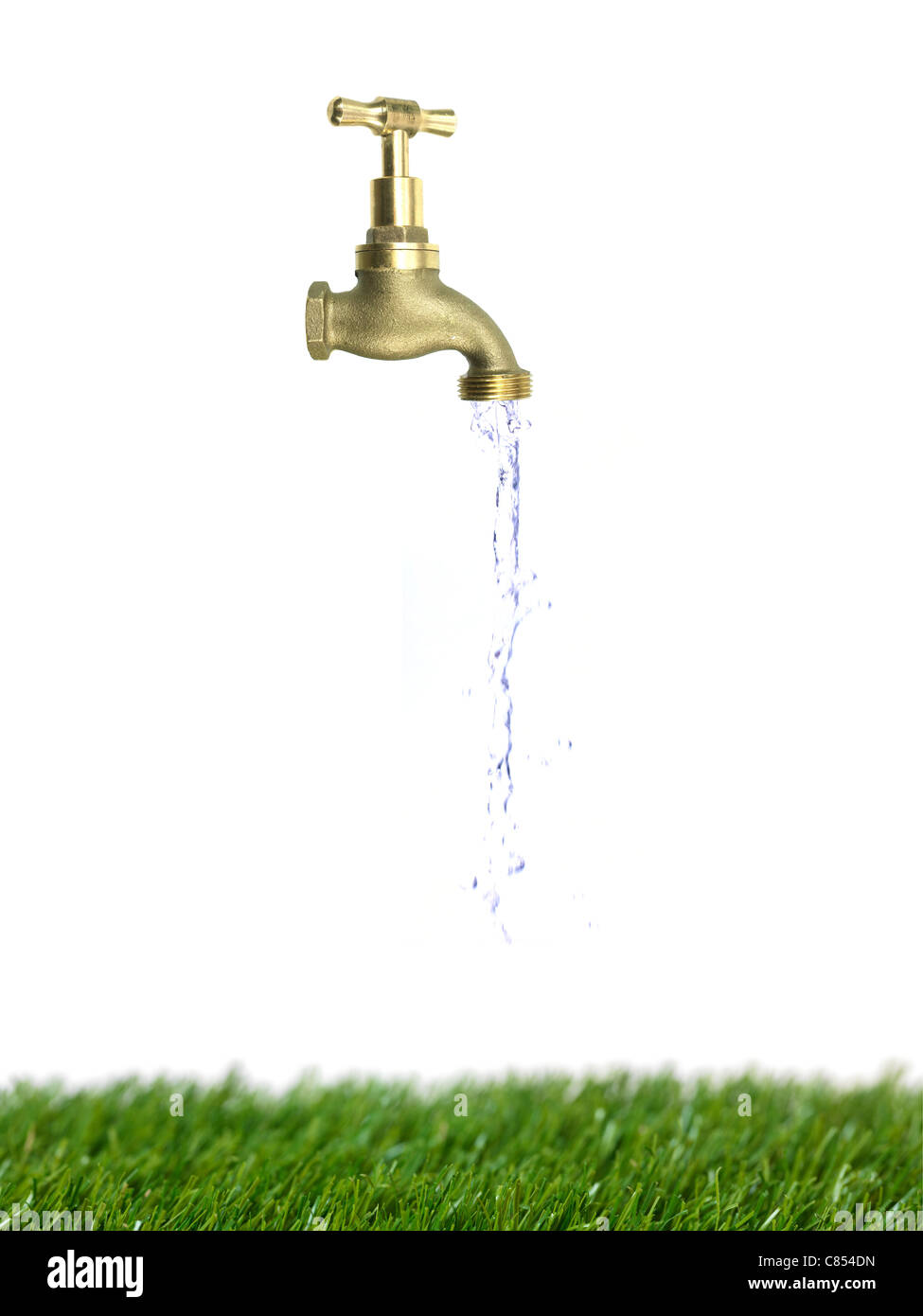 A tap isolated against a white background Stock Photo - Alamy