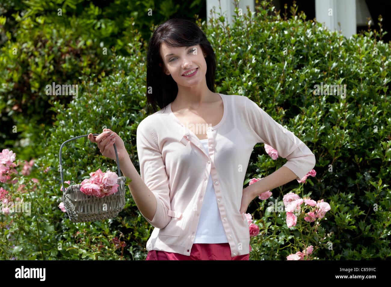 Female hips flowers hi-res stock photography and images - Alamy