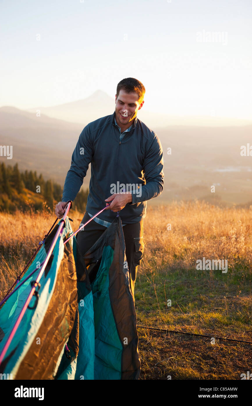 1 man tent hi-res stock photography and images - Alamy