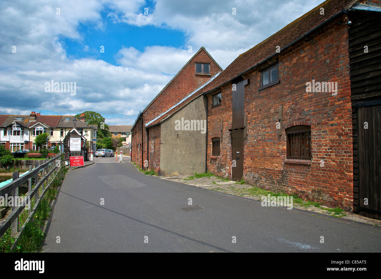 Eling Reach Hampshire UK Tide Mill Stock Photo - Alamy