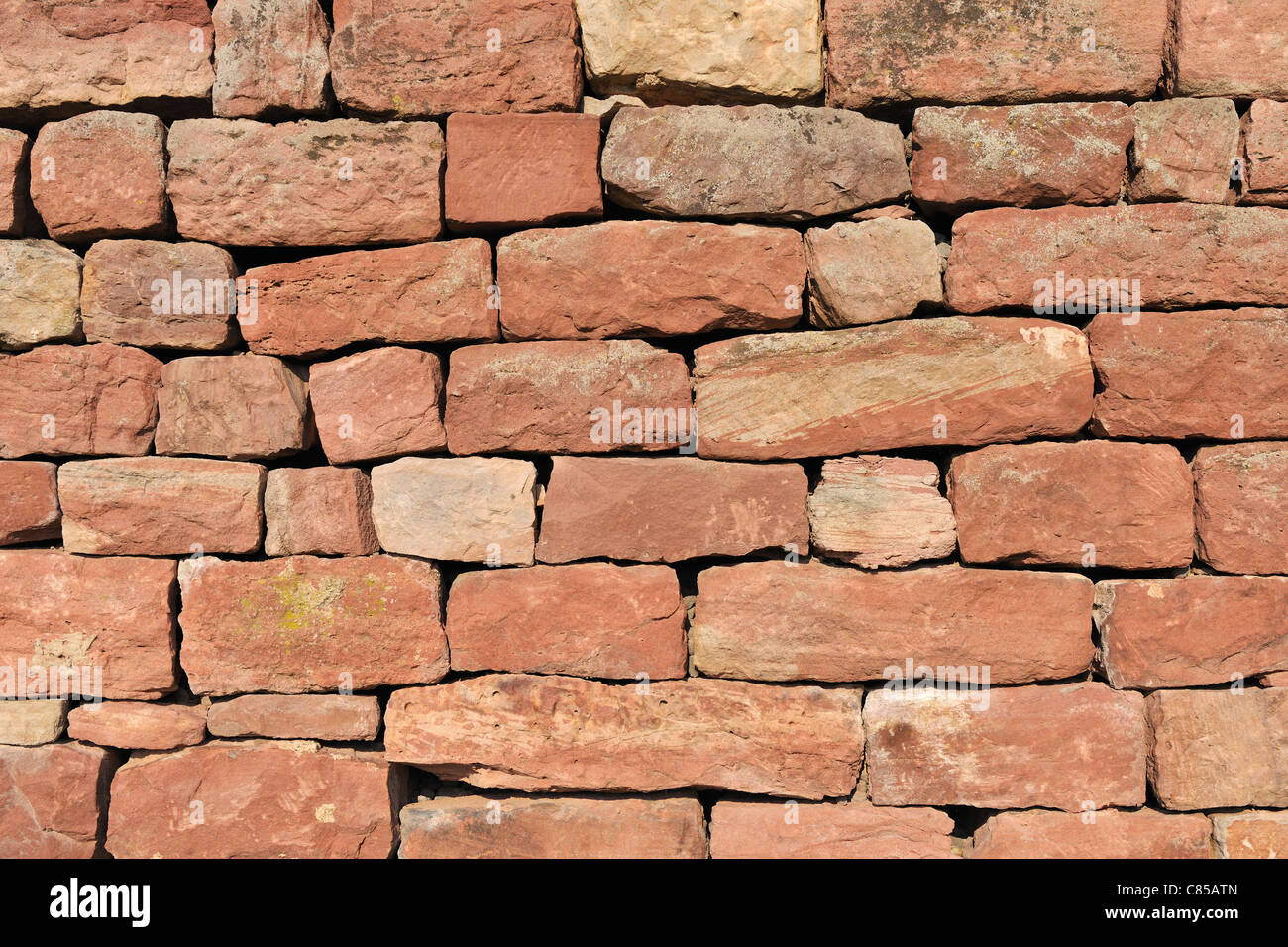 Sandstone Wall, Wertheim, Baden-Wurttemberg, Germany Stock Photo - Alamy