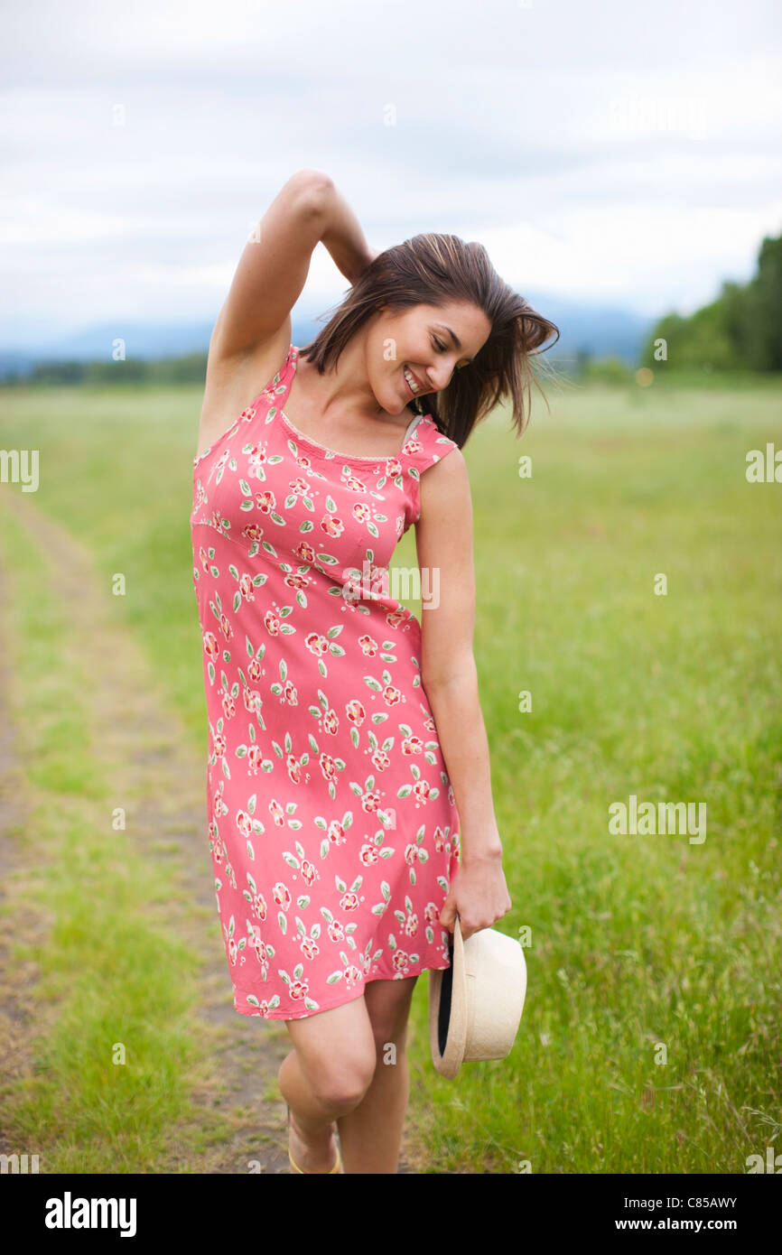 Woman, Oregon, USA Stock Photo - Alamy