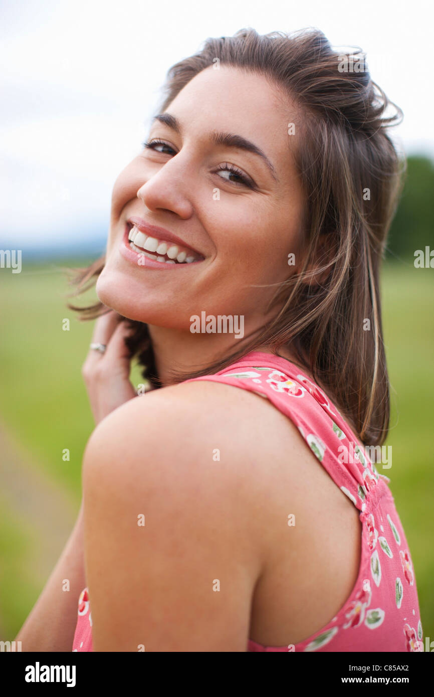 Woman, Oregon, USA Stock Photo - Alamy