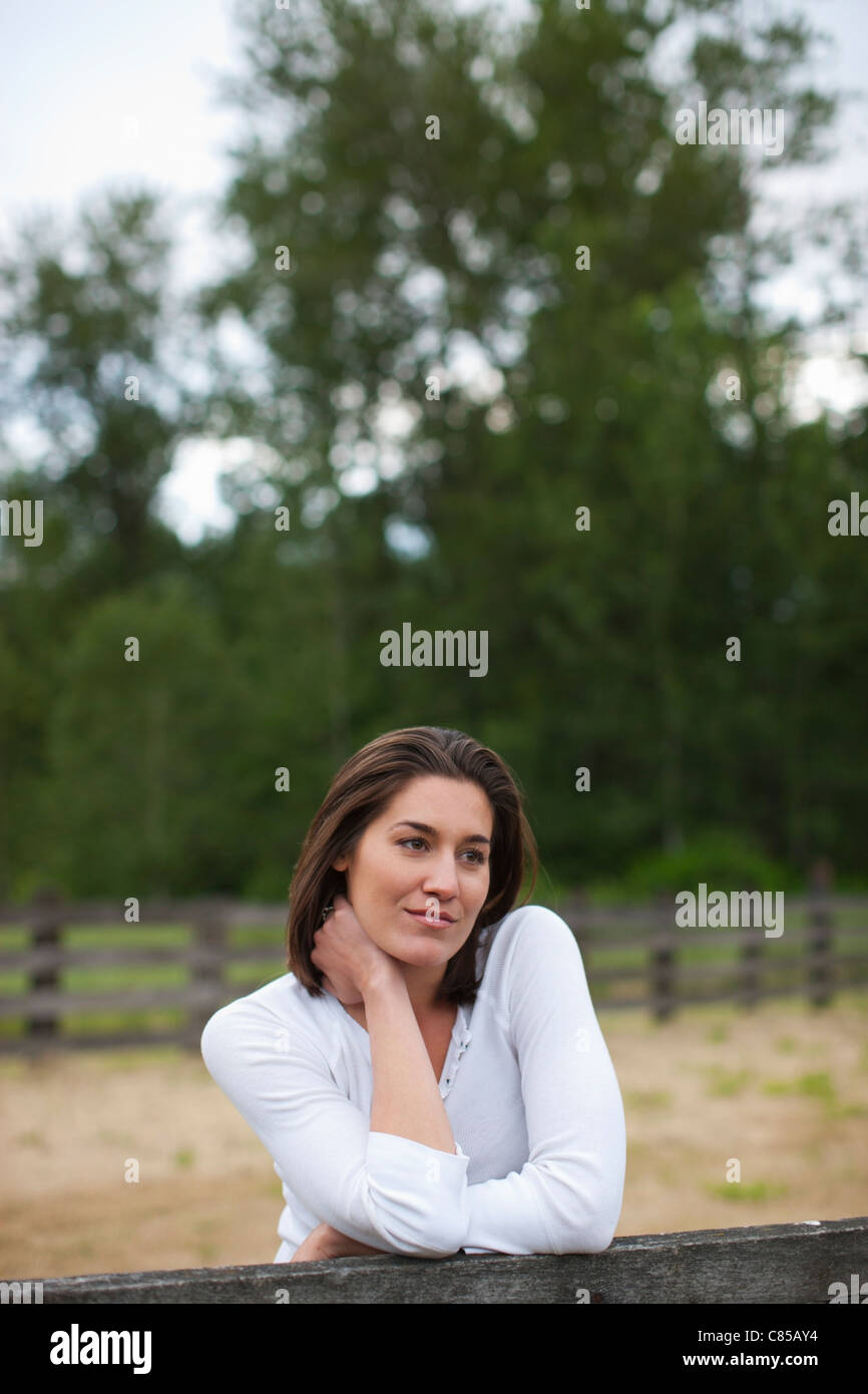 Woman, Oregon, USA Stock Photo - Alamy