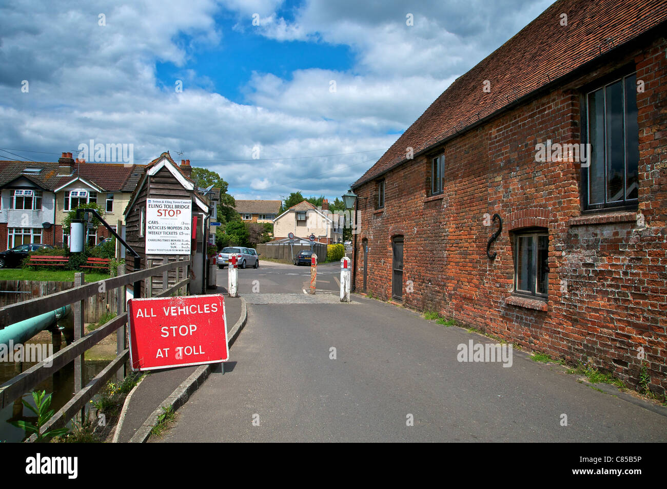 Eling Reach Hampshire UK Tide Mill Stock Photo - Alamy