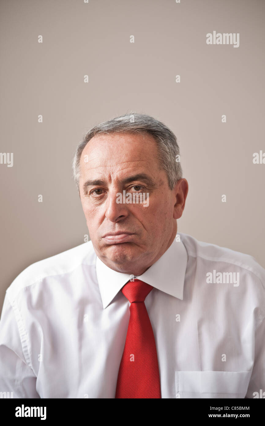 Portrait of Man Making Faces Stock Photo - Alamy