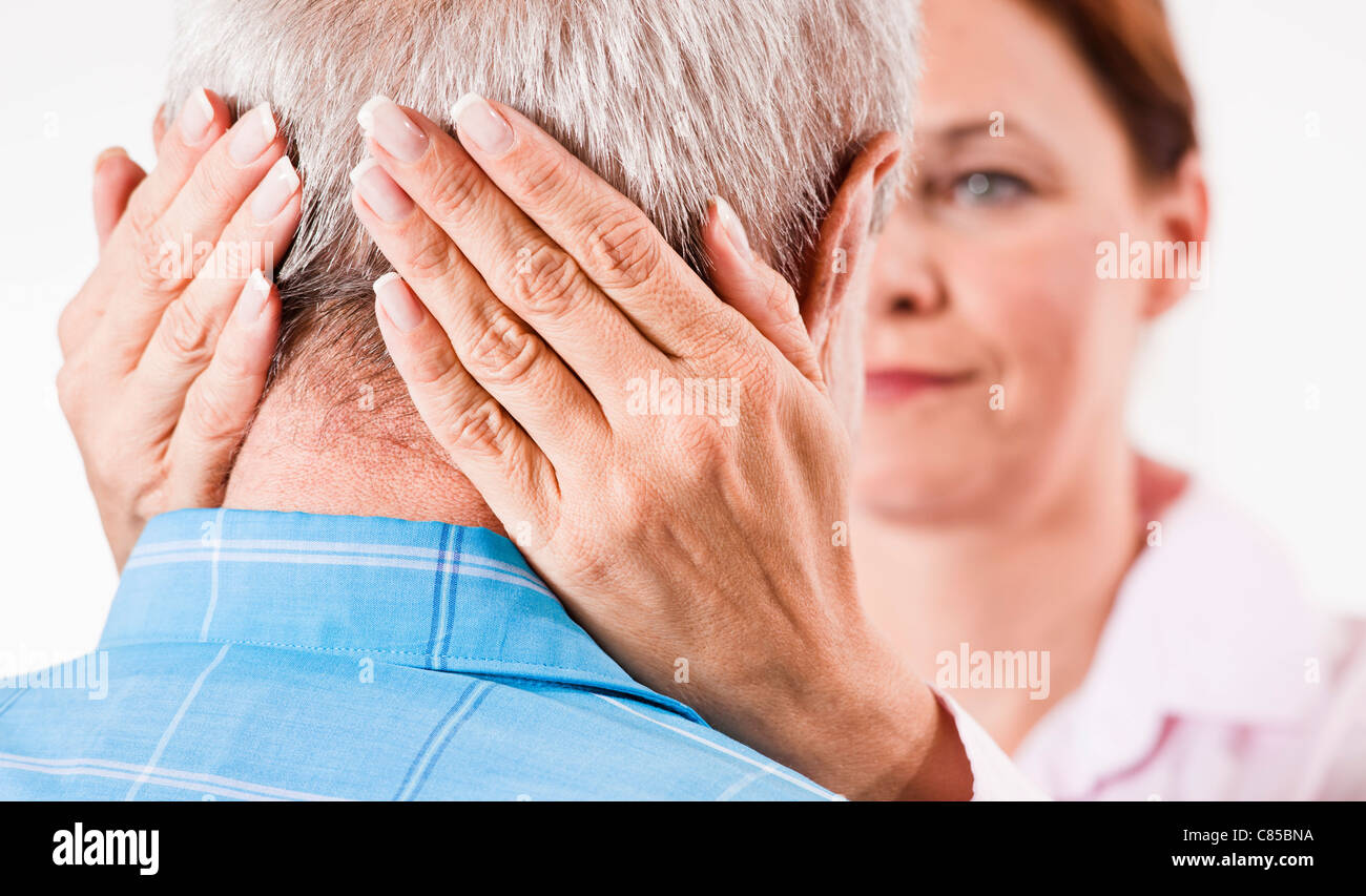 Man hand only touch woman hand only hi-res stock photography and images ...